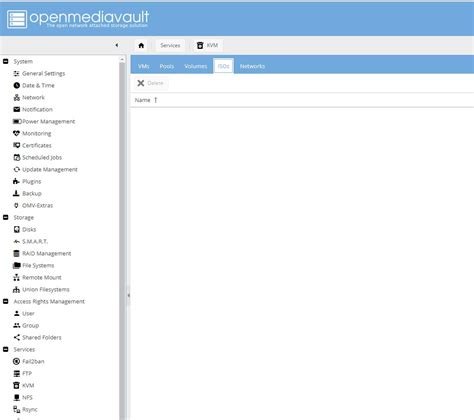 openmediavault kvm plugin general openmediavault