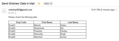 purvi s blog how to send gridview data in email in asp