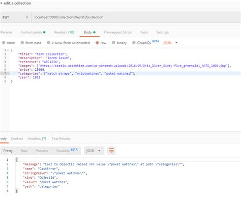node js mongoose schemas cast error when adding a new