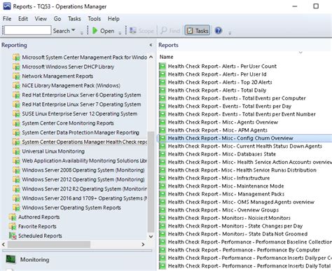 scom reporting series useful reports scom health check reports