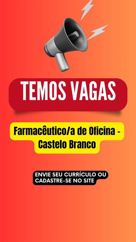 Farmacêutico A De Oficina Castelo Branco Guia De Emprego