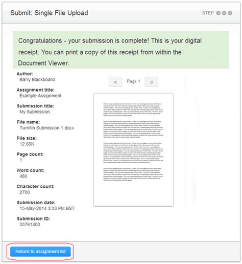 submitting your assignment to turnitinuk through blackboard elearning