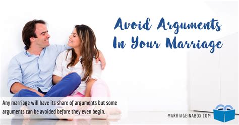 Avoid Arguments In Your Marriage Marriage Advice Marriage In A Box