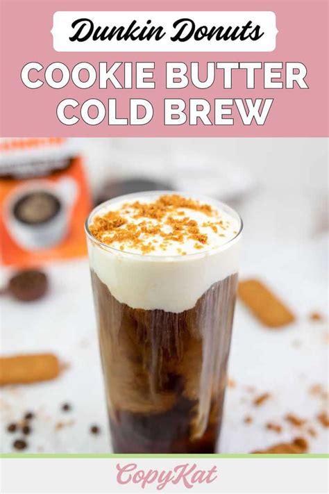 Dunkin Cookie Butter Cold Brew 2024 India Bab Myrtie