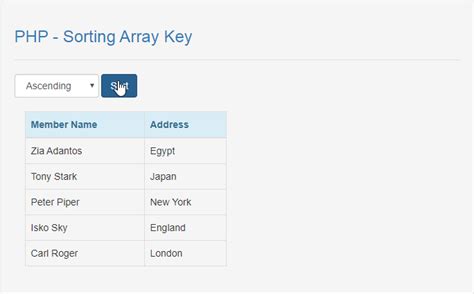 php sorting array key free source code projects and tutorials