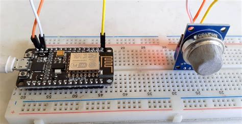 Gas Level Monitor On Internet Using Esp8266 And Gas Sensor