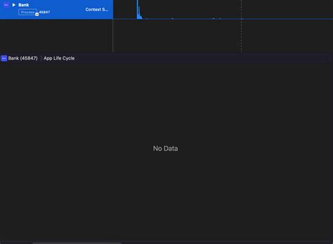 xcode instruments app launch não aparece app life cycle stack