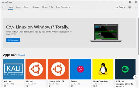 windows subsystem for linux