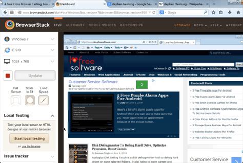 4 free cross browser testing tools to test website in multiple browsers