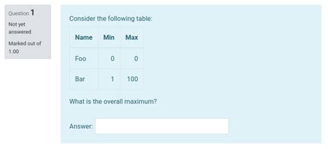 different copies of question with table for moodle with r