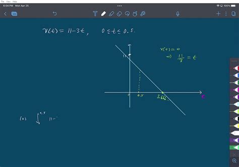 Solved Suppose That Particle Moves Along Straight Line With Velocity V