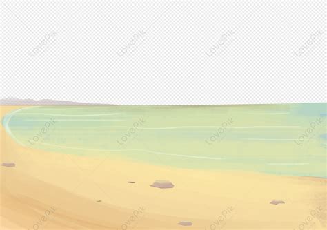 해변의 모래사장 Png 일러스트 무료 다운로드 Lovepik