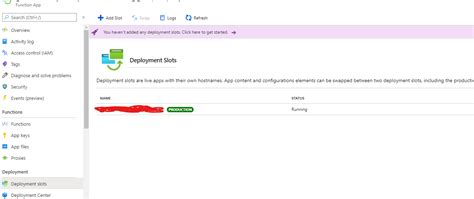 azure devops az functionapp deployment slot stack overflow