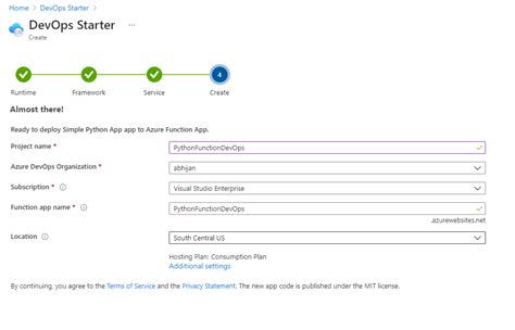 how to setup azure devops ci cd end to end for python on