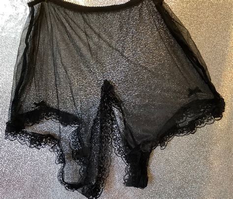 Vintage Style Sheer Nylon Tap Panties Sissy Burlesque Etsy