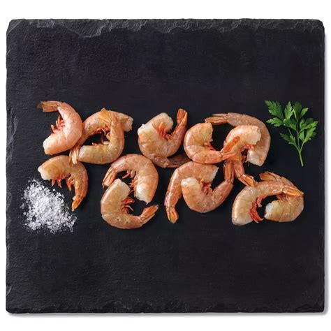 H E B Wild Caught Shell On Extra Large Gulf Brown Raw Shrimp Shop