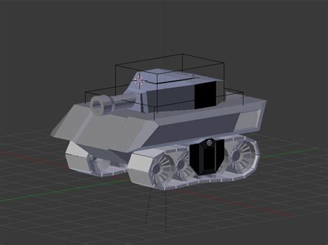 tank asset s meshes disordered in unity blender stack
