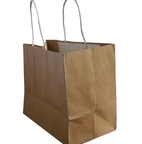 Brown Loop Handle Plain Paper Bag For Shopping Capacity 1 5kg At Rs