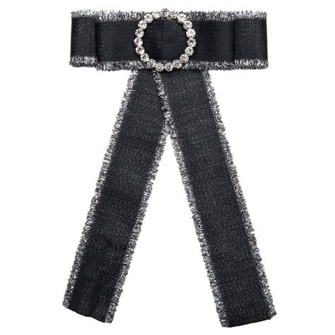 White Lapel Pins Brooches Badges Women Suit Multi Storey Rhinestone