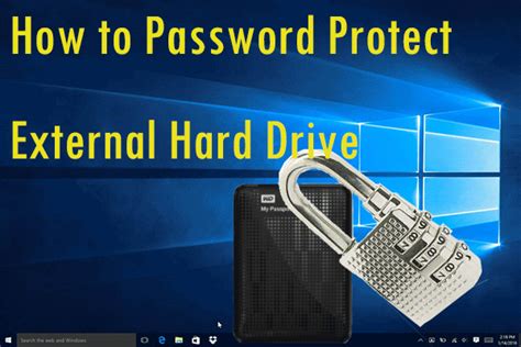 How To Password Protect External Hard Drive Minitool Partition Wizard