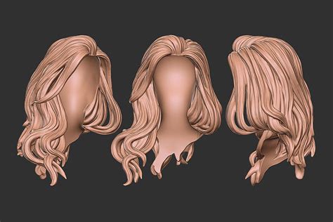 Hair 27 3d Model Cgtrader