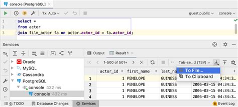 working with the hibernate console help intellij idea