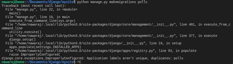 how to resolve re exceptions improperlyconfigured