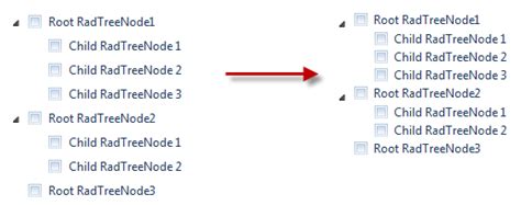 telerik web forms reduce the space between the nodes radtreeview