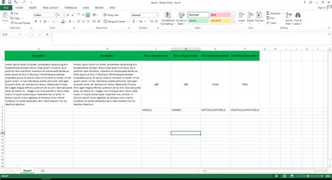excel formula count the number of different characters