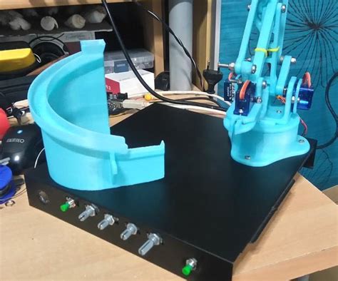 arduino robotic arm 3d printed 5 steps instructables
