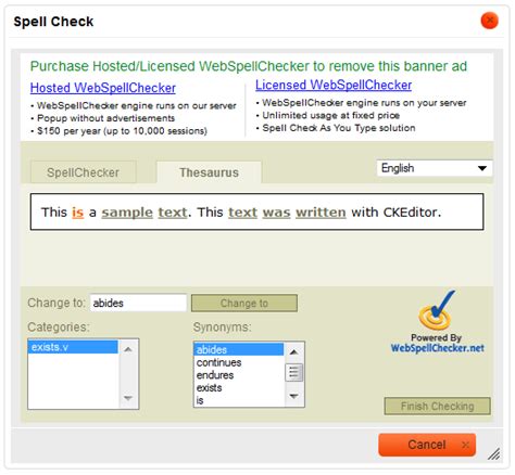 ckeditor 3 x users guide spell checking cksource docs