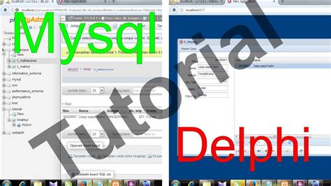 tutorial delphi xe2 unigui dengan database dari mysql youtube