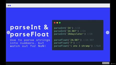 how to model data efficiency parseint and parsefloat the modern
