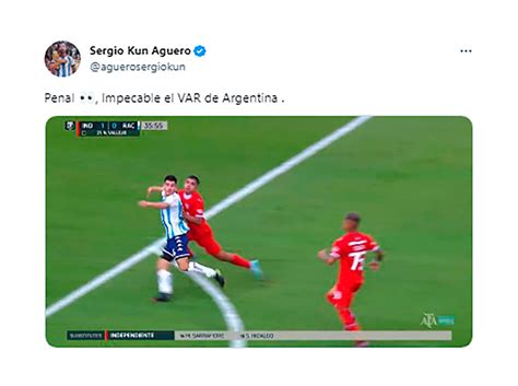 La Furiosa Reacción Del Kun Agüero Tras El Polémico Penal Que Propició
