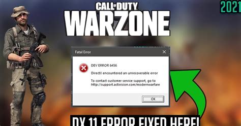 How To Fix Cod Warzone Directx Encountered An Unrecoverable Error