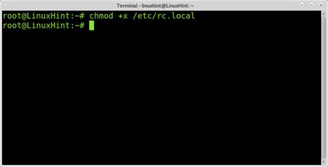 how to use etc rc local at boot