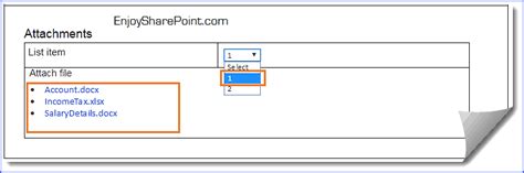 display sharepoint list item attachments using rest api and jquery in