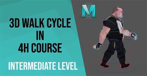 3d Walk Cycle Animation Course Maya Cristina Teaching Art