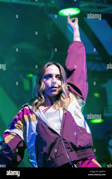 Manchester Uk 28th Aug 2022 Mel C From The Spice Girls Melanie