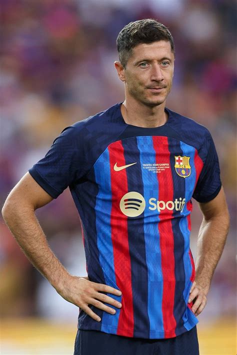 Football Players Photos Robert Lewandowski Best Club Camp Nou Cade