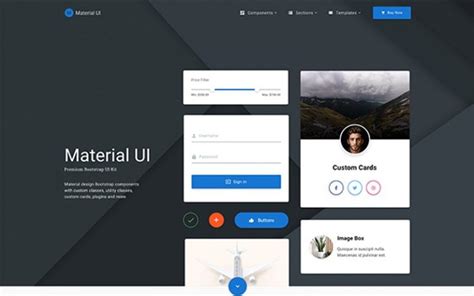 8 best material design bootstrap themes and ui kits super dev resources