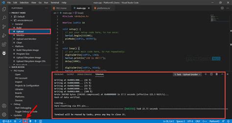 programming esp8266 using vs code and platformio wright