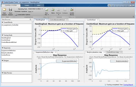 tuning with control system tuner matlab and simulink mathworks