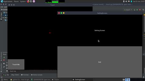 python 3 x how to open new window on button press event in kivy
