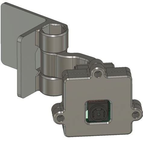 3d printable raspberry pi camera v2 articulated mount by nathan whitchurch