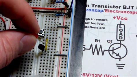 Quick Npn Bjt Switch Circuit Build Using 2n3904 Bipolar Junction