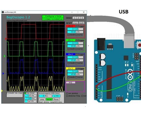 oscilloscope arduino processing 14 steps instructables