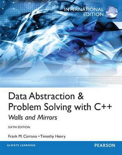 data abstraction and problem solving with c 9780273768418 frank m