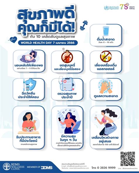 สุขภาพดีคุณก็มีได้ กับ 10 เคล็ดลับดูแลสุขภาพ องค์การบริหารส่วน