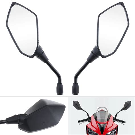 2pcs Universal Stylish Design Motorcycle Mirror Scooter E Bike Rearview